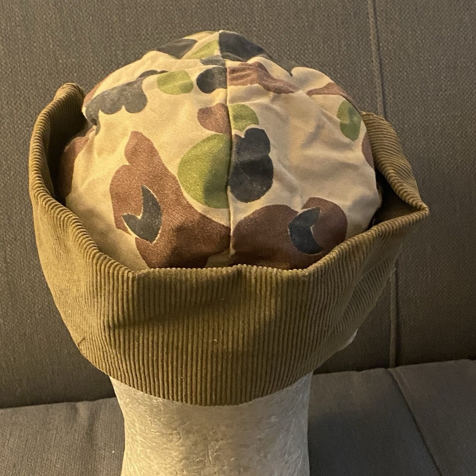Vintage LL BEAN Insulated Camo Hunting Cap with Ear Flaps Size Small 21 ...