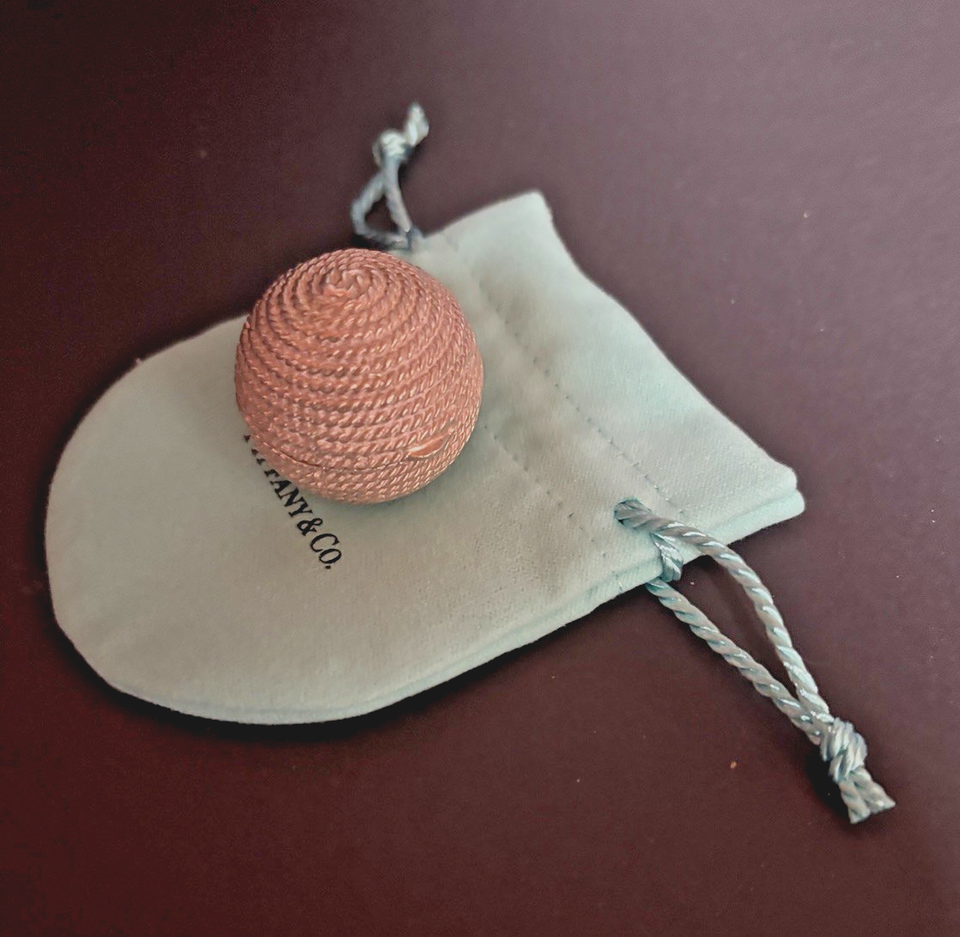 Tiffany & Co ~ Sterling Silver ~ Ball of String or Yarn ~ Pill Box | eBay