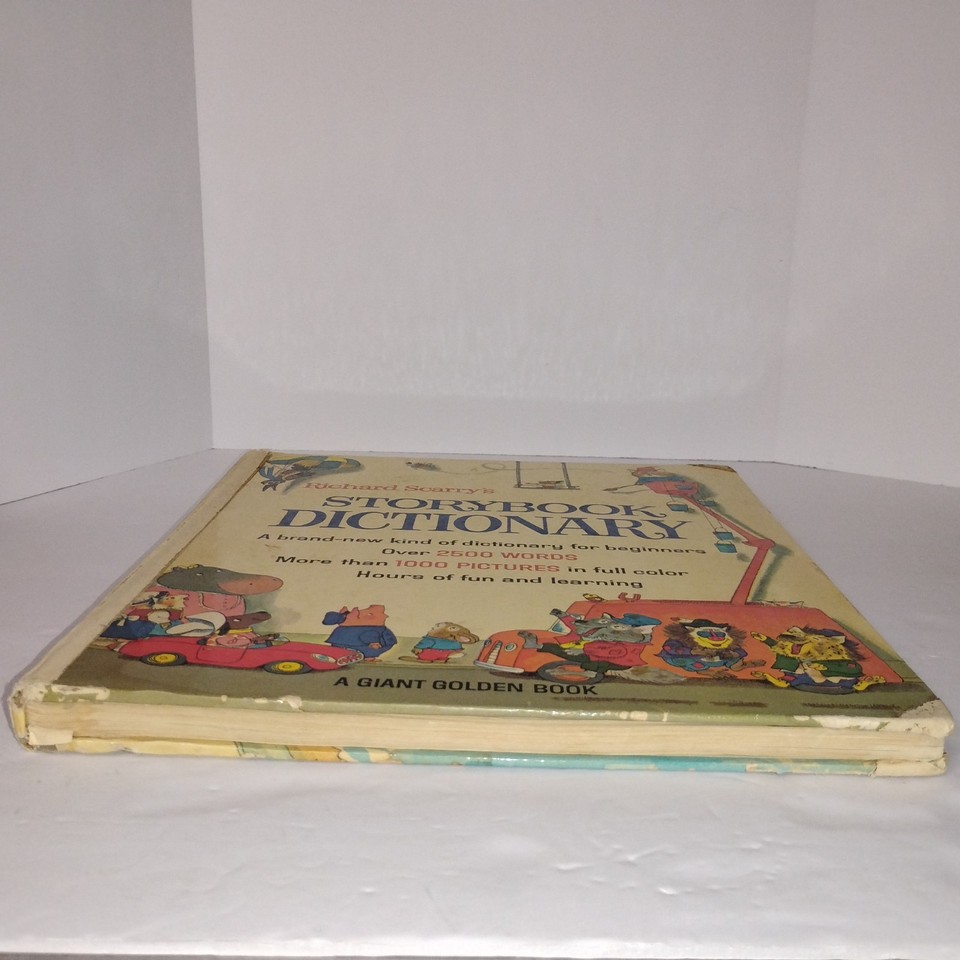 Vintage Richard Scarry's Storybook Dictionary A Golden Book 1966 ...