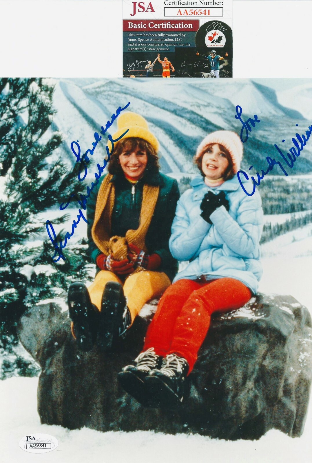 CINDY WILLIAMS PENNY MARSHALL Signed Autograph 8x10 Photo JSA Laverne ...