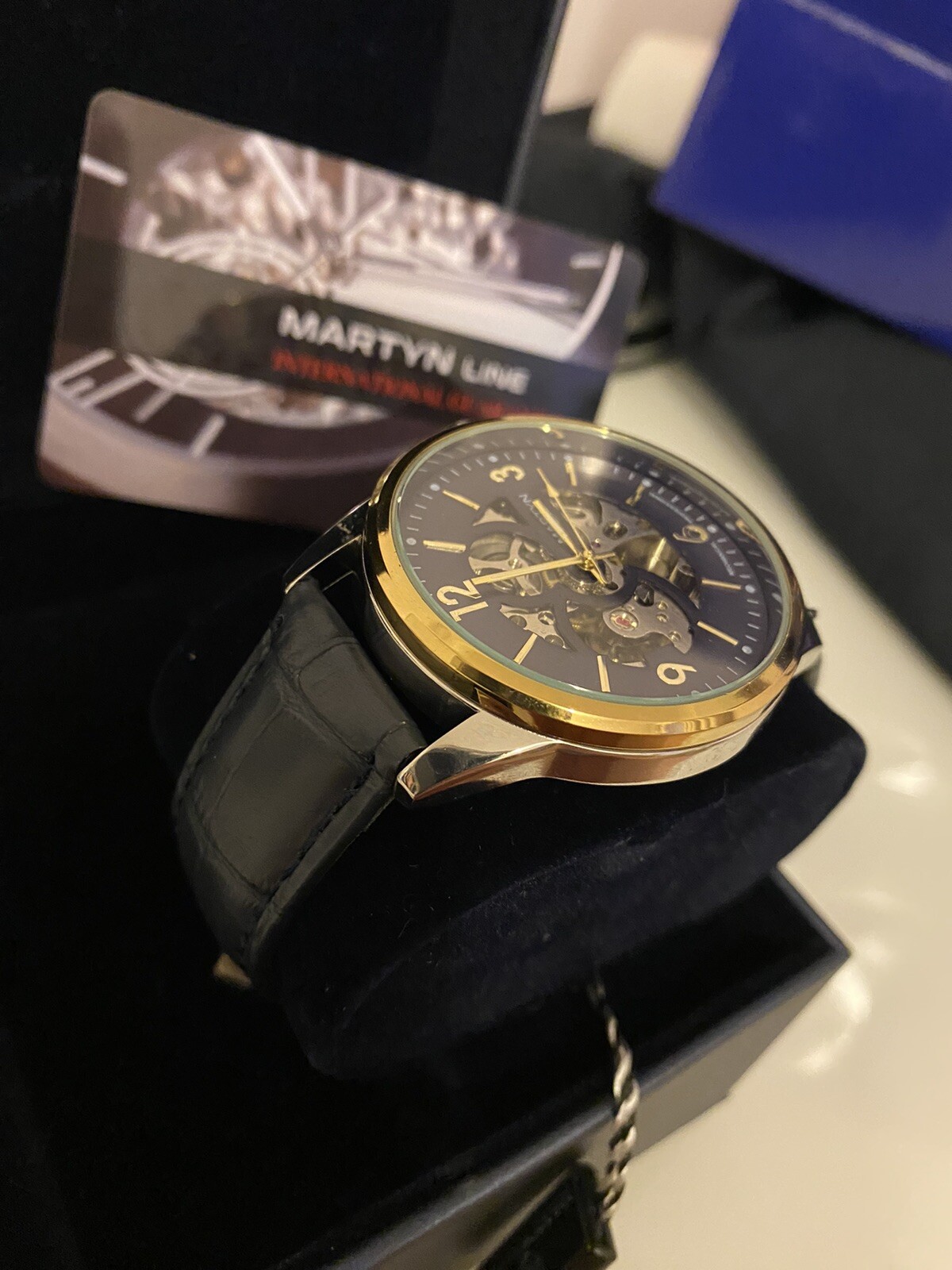 Limited Edition Martyn Line watch Boston Blue COD 3901 | eBay