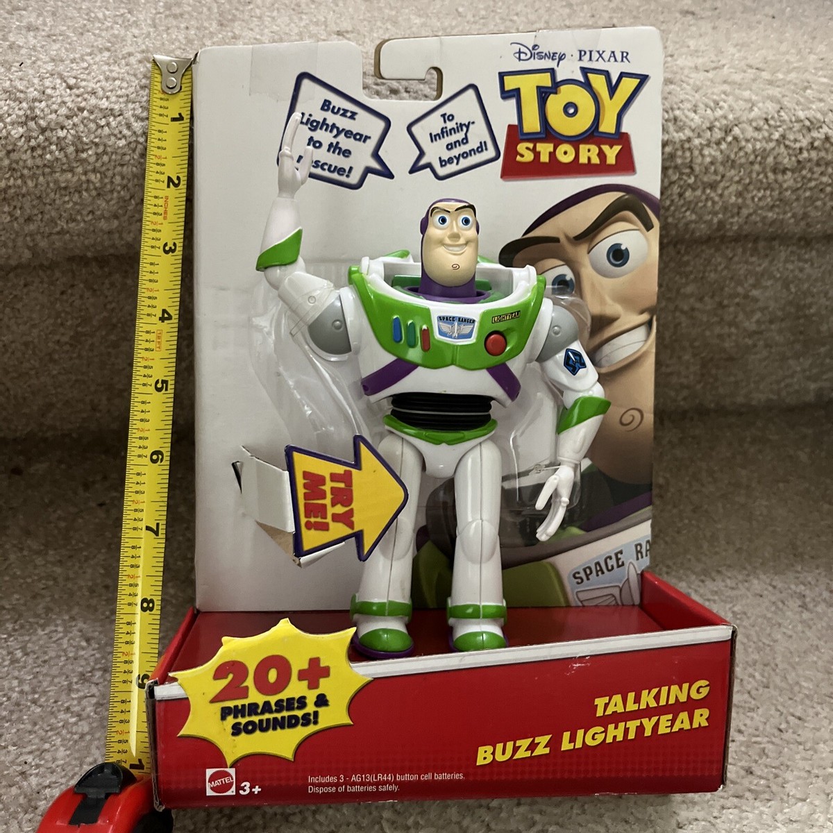 Disney Pixar Talking Buzz Lightyear Toy Story Action