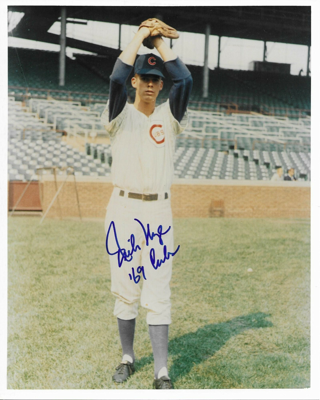 RICH NYE w '69 Cubs Autographed Signed 8 x 10 Baseball Photo Chicago ...