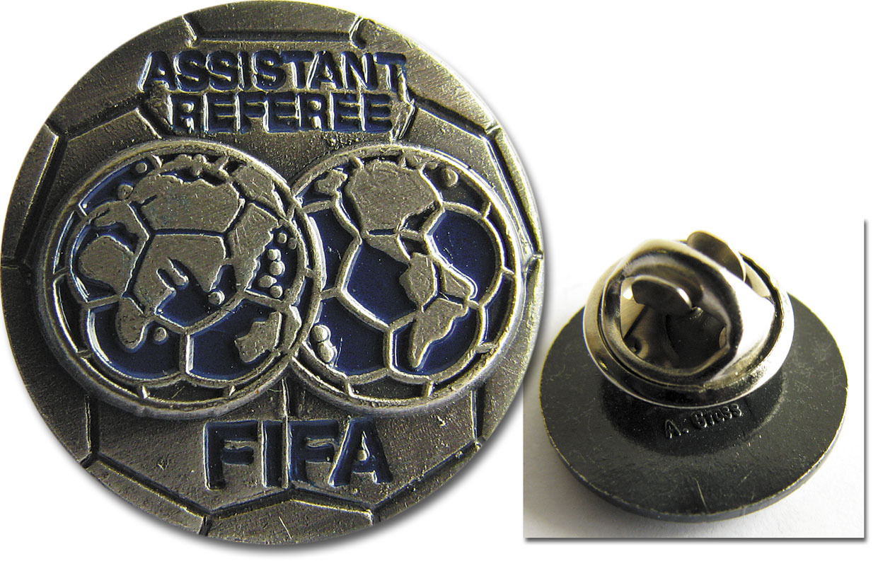 Official FIFA Pin Assistant Referee Badge 1982 World Cup | eBay
