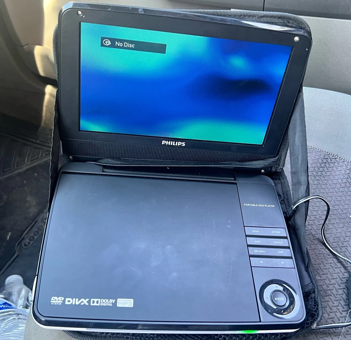 Philips Portable DVD Player with Mainstays Zippered Carrying Case ...