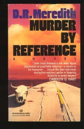 MURDER BY REFERENCE By Doris R. Meredith **Mint Condition ...