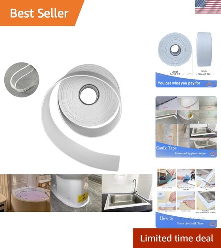 PVC Caulk Strip - 1.5In x 19.7Ft for Seamless Bathroom & Kitchen ...