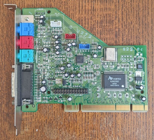 Aztech ASC338A PCI Soundcard - Aureal Vortex AU8820B2 - Full Working ...