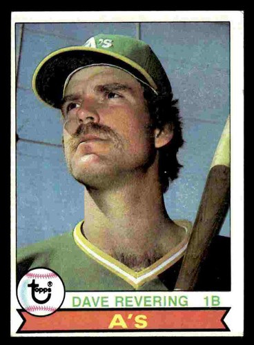 1979 Topps Dave Revering #224 - Oakland Athletics | eBay