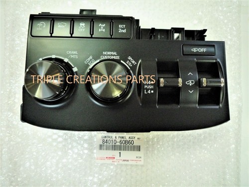 GENUINE Toyota 84010-60B60 CONTROL & PANEL ASSY, INTEGRATION 8401060B60 ...