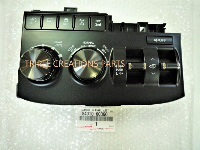 84010-60b60 Toyota Control & Panel ASSY Integration 8401060B60 Genuine ...