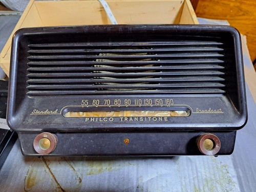 Philco Transitone Model 52-541 AM Radio 5 Tube Bakelite | eBay