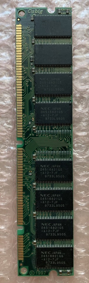 Vintage 1997 Cubig S472M1C 32MB USC Ram | NEC Japan D4516821G5 | eBay