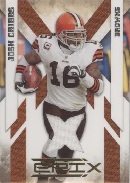 2010 Panini Epix - Josh Cribbs #23 Materials /299 (MEM) for sale online ...
