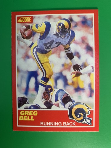 1989 Score Greg Bell #190 Los Angeles Rams | eBay