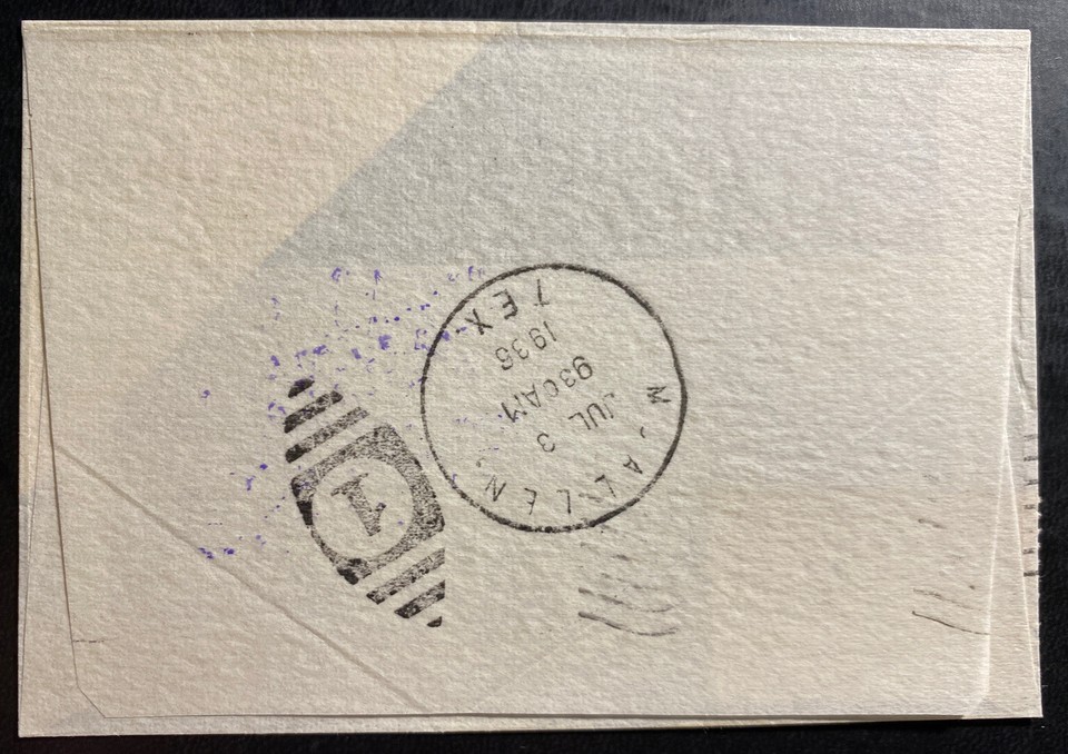 1936 Reynosa Mexico First Rocket Flight Mail cover FFc To McAllen TX ...
