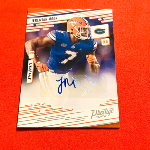 Jeremiah Moon .. ROOKIE AUTOGRAPH .. Florida Gators / Ravens .. 2022 ...