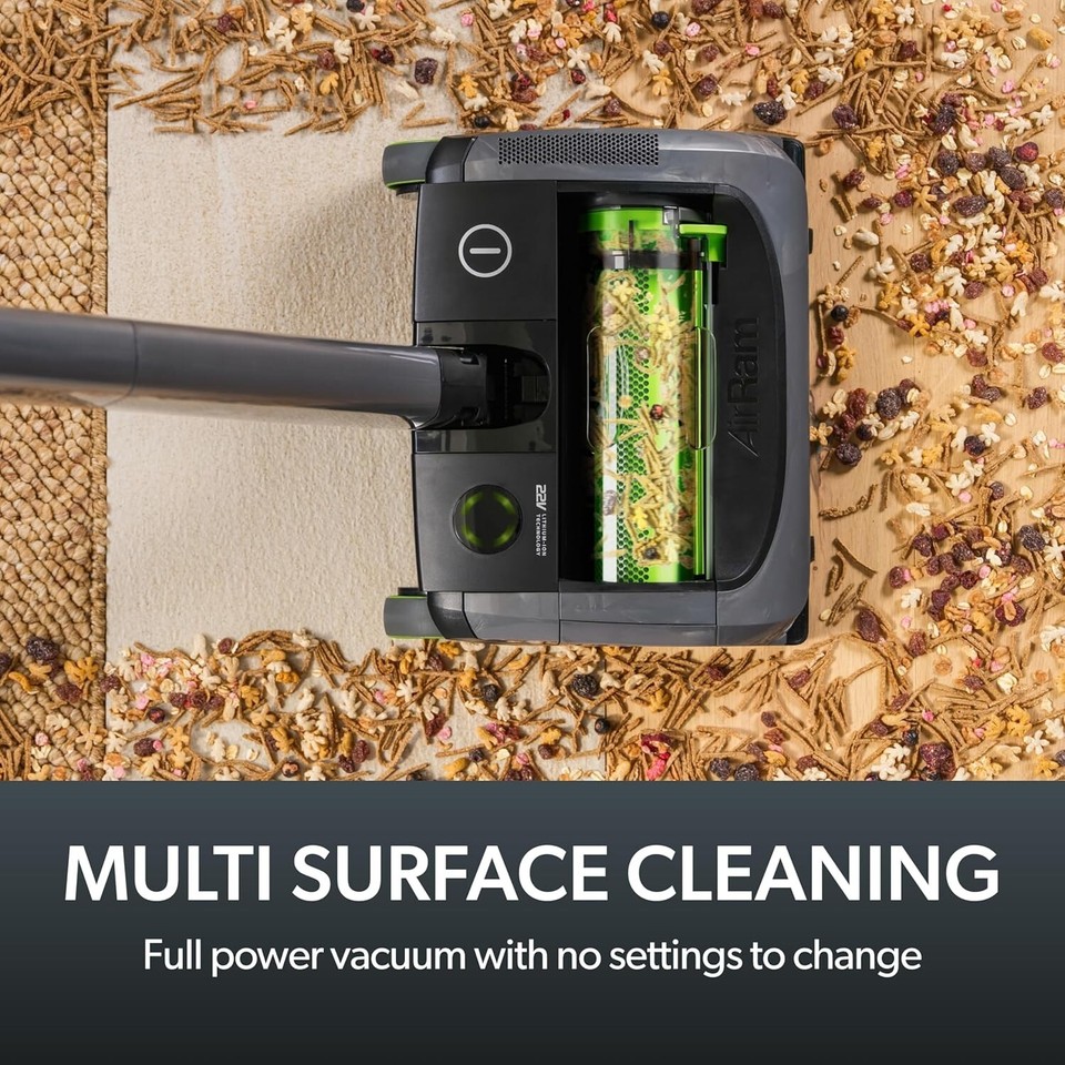 Gtech AirRam MK2 Cordless Upright Vacuum Cleaner Complete Set Powerful ...