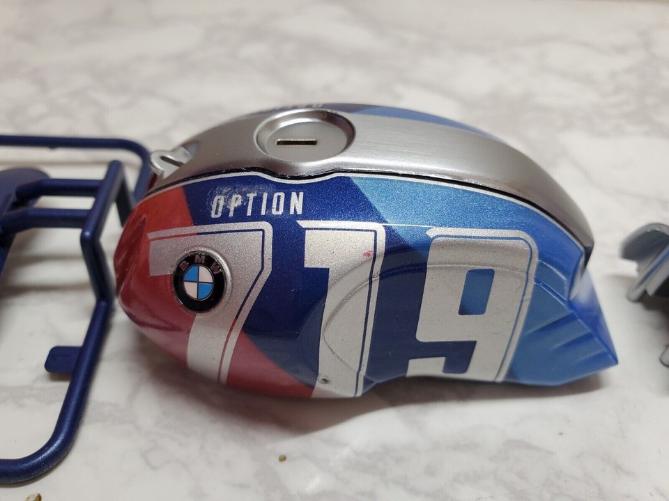 Meng BMW R Nine T 719 option Race Motorcycle 1/9 Scale Model Kit parts ...