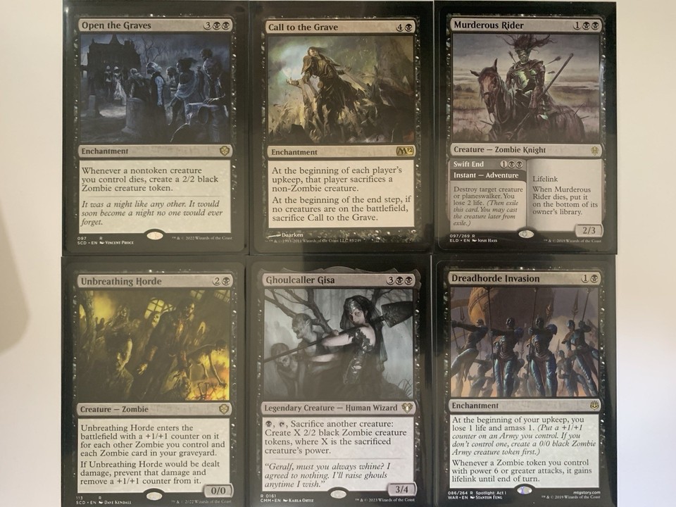 Magic The Gathering Zombie Commander Deck | eBay