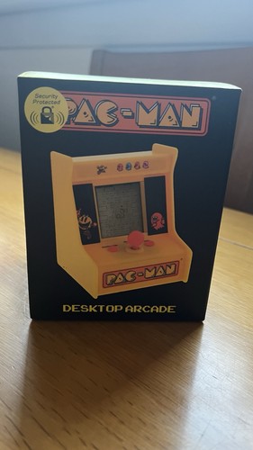 Pac Man Mini Arcade Game Desk Top Machine | eBay UK