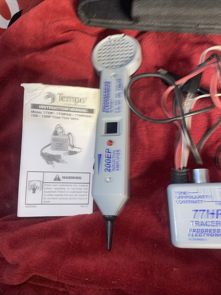 Tempo Progressive 200EP Inductive Amplifier & 77HP Tracer 2 Toner ...