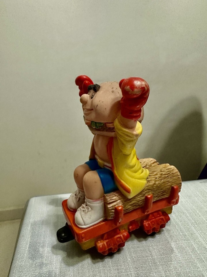 1980s Jollibee Train Vinyl Toy Fig Lot 3pcs CHICKEE CHAMP LADY MOO Rare ...