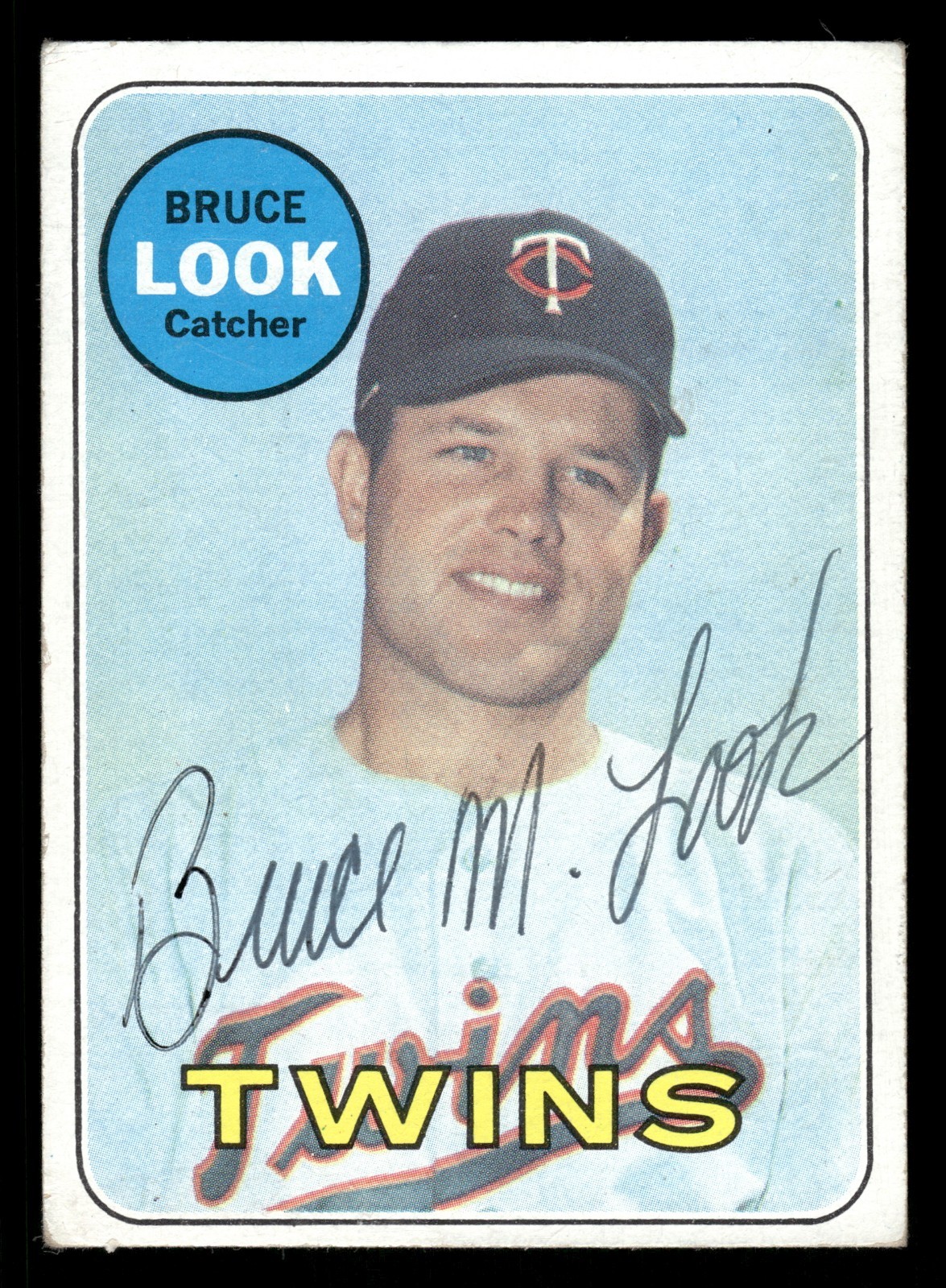 Bruce Look Minnesota Twins IP Signed Autograph 1969 Topps #317 | eBay