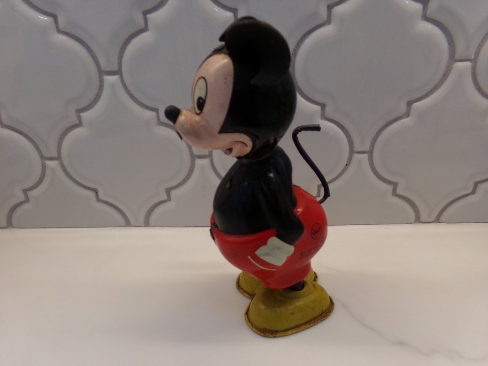 Marx Line Mar Tin Wind-up Mickey Mouse With Spining Tail | eBay