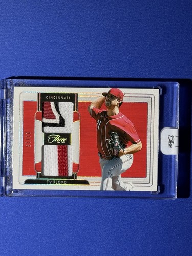 2024 Panini Three and Two Ty Floyd Jersey Patch /25 Cincinnati Reds | eBay