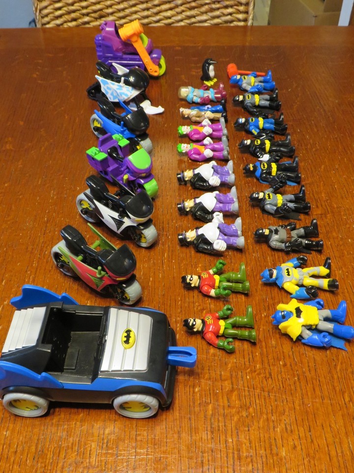 Imaginext Figures & Vehicles Lot DC Super Friends, Batman, Two-Face, Mr ...