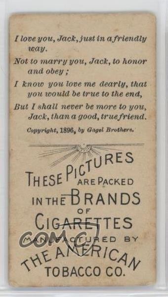 1901 ATC Songs Tobacco American Tobacco A Good True Friend s5q | eBay