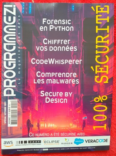 Programmez magazine n°12 - 100% Sécurité - Spécial automne 2023 | eBay