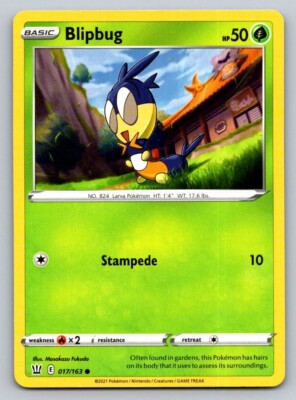 Pokémon Regular Blipbug 017/163 | eBay