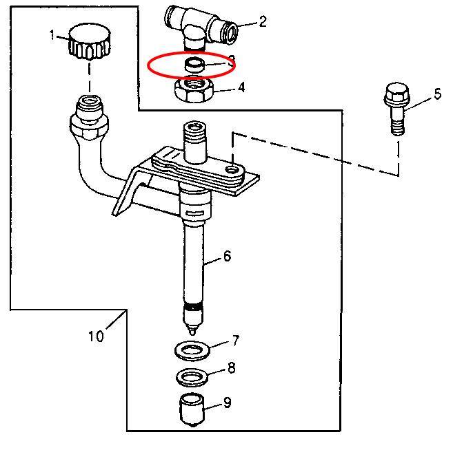 17721 Return Grommets for PENCIL FUEL INJECTOR JOHN DEERE TRACTOR ...