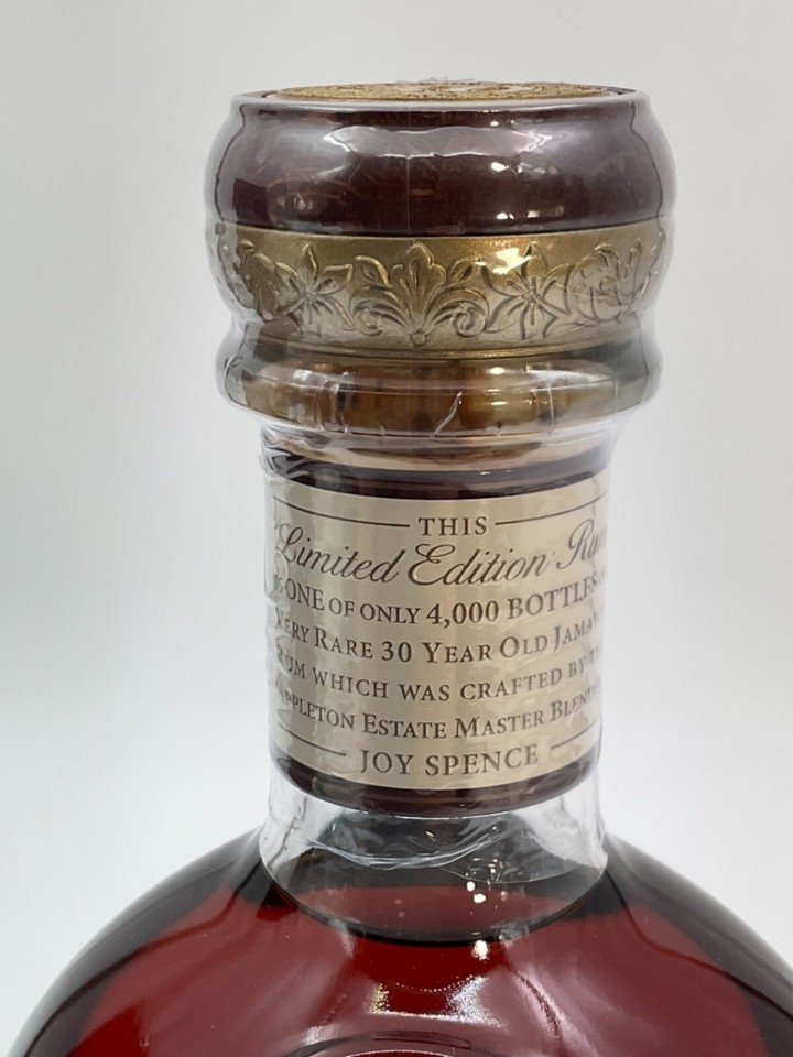 RHUM RUM RON APPLETON ESTATE 30 YEARS JAMAICA RUM 45% 70cl LIMITED ...