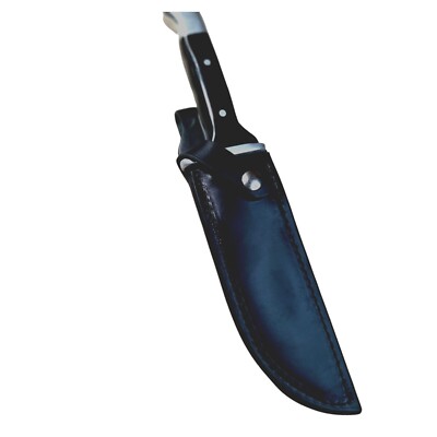 Custom leather knife sheath That fits a. BUCK 124 knife. | eBay