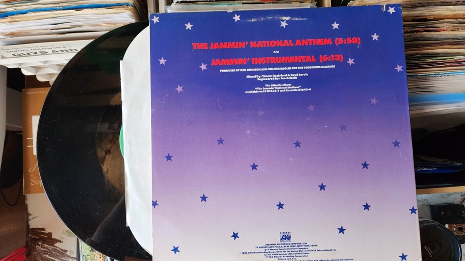 STEVE ARRINGTON - JAMMIN' NATIONAL ANTHEM (12") Vinyl Single 1986 | eBay