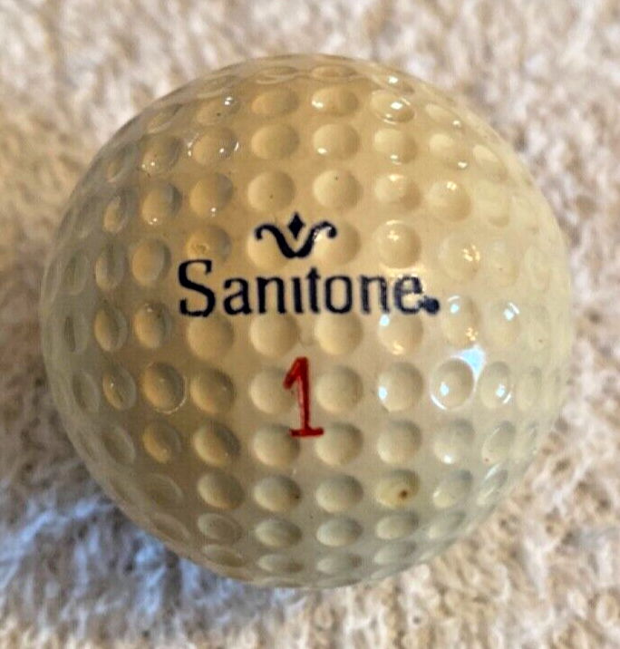 VTG. ORIGINAL DIMPLE BALL " Sanitone " by Uniroyal 1960s Superb! Scarce ...