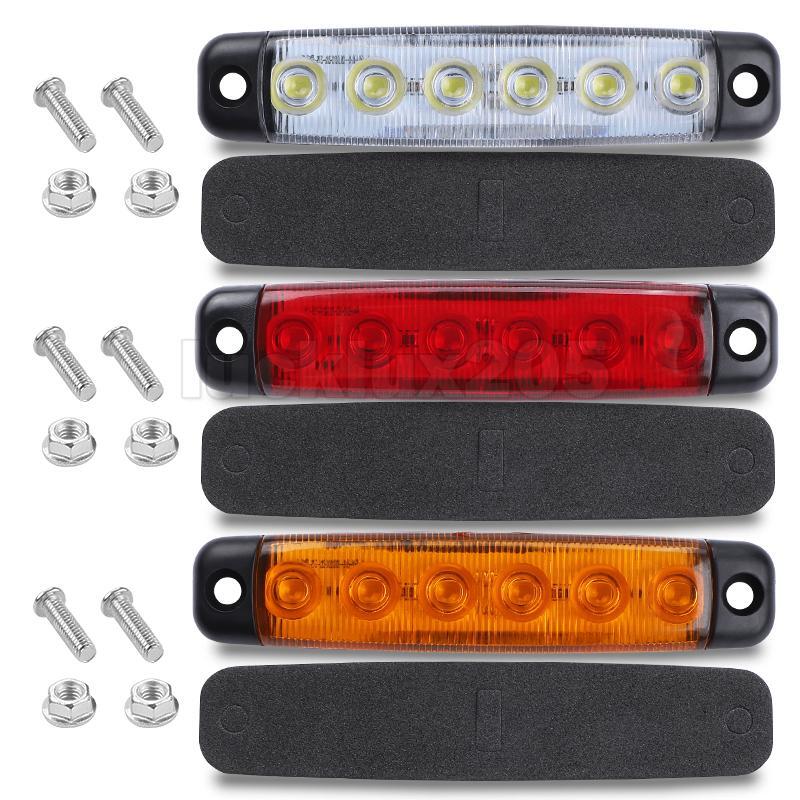 Clearance Lights LED Side Marker Amber Red White Truck Trailer LORRY ...