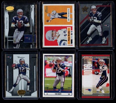 18 Lot Tom Brady Cards w Topps Bowman Fleer Heritage Leaf Ceritifed | eBay