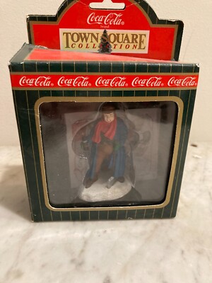 Coca Cola Town Square Collection Accessory - Man With Shovel | eBay