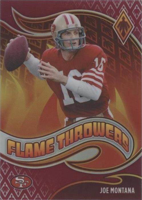 2021 Panini Phoenix - Flame Throwers Joe Montana #FT-27 Red /199 for ...
