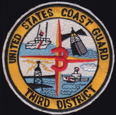 USCG Coast Guard Third District Patch N-19 | eBay