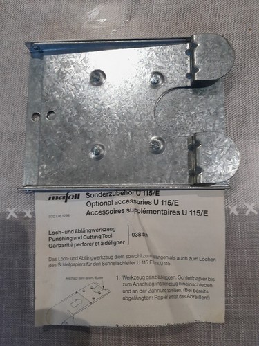maffel : plaque a perforer abrasif U115 ( stempel) | eBay