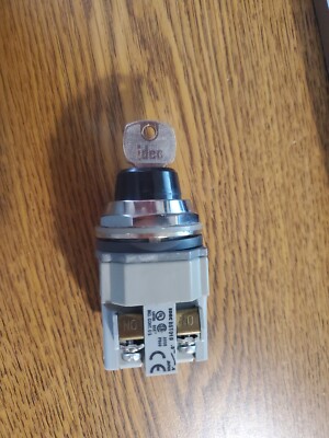Idec BST-010 2-Position Maintained Key Switch with key | eBay