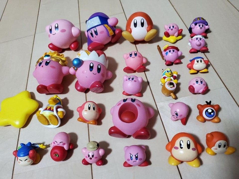 Kirby Figure Set Anime Style Pink Star Character Collectible Toys | eBay