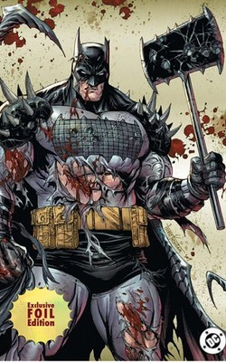 ABSOLUTE BATMAN #14 KIRKHAM BATTLE DAMAGE GOLD FOIL VIRGIN PRESALE 3/13 ...