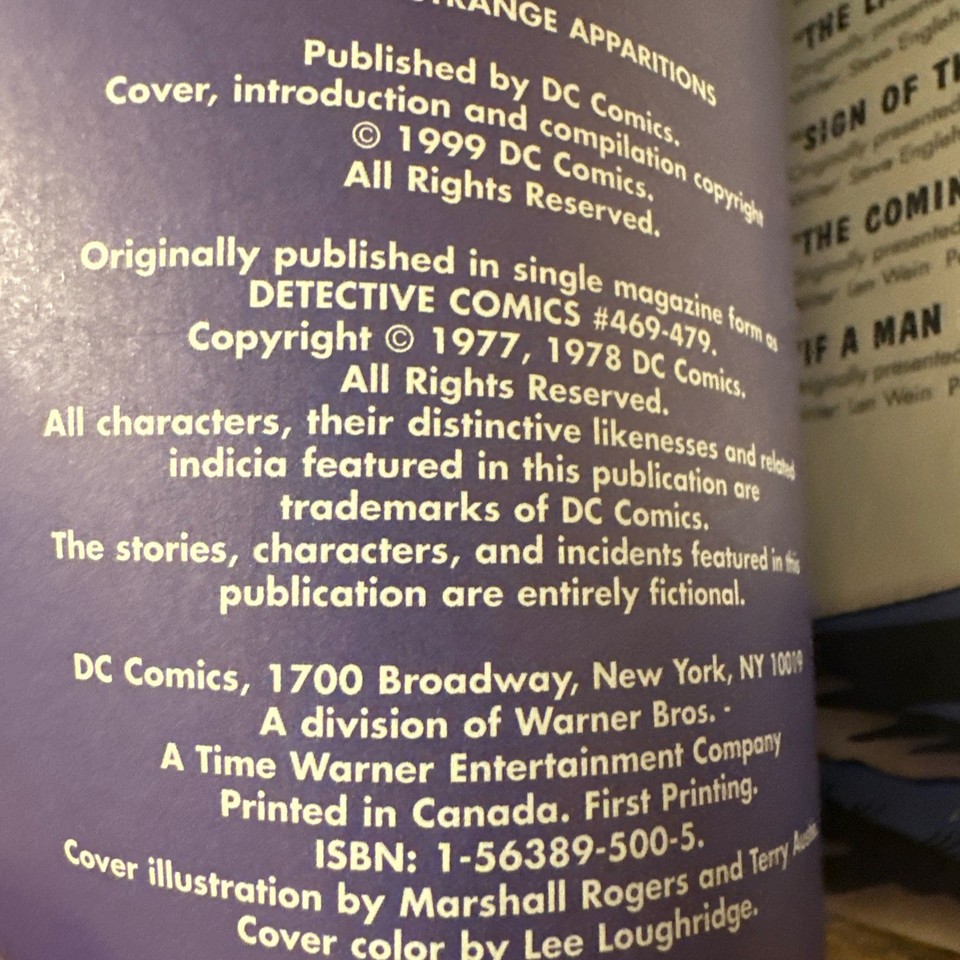 Batman Strange Apparitions DC Comics 1999 Comic Book RIP Bruce Swing | eBay