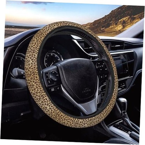 Steering Wheel Covers Anti-Slip One Size Animal Leopard Cheetah Print ...